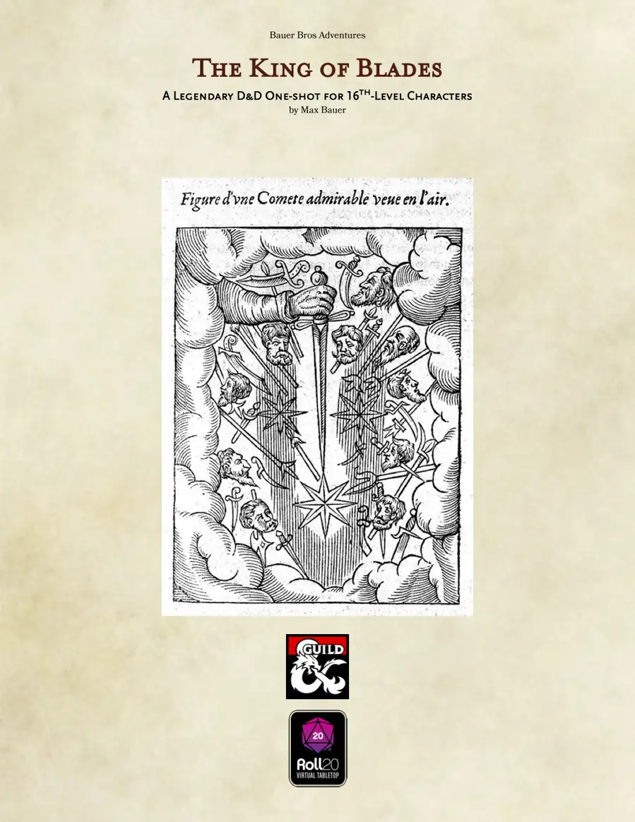 The King of Blades - Dungeon Masters Guild | DriveThruRPG