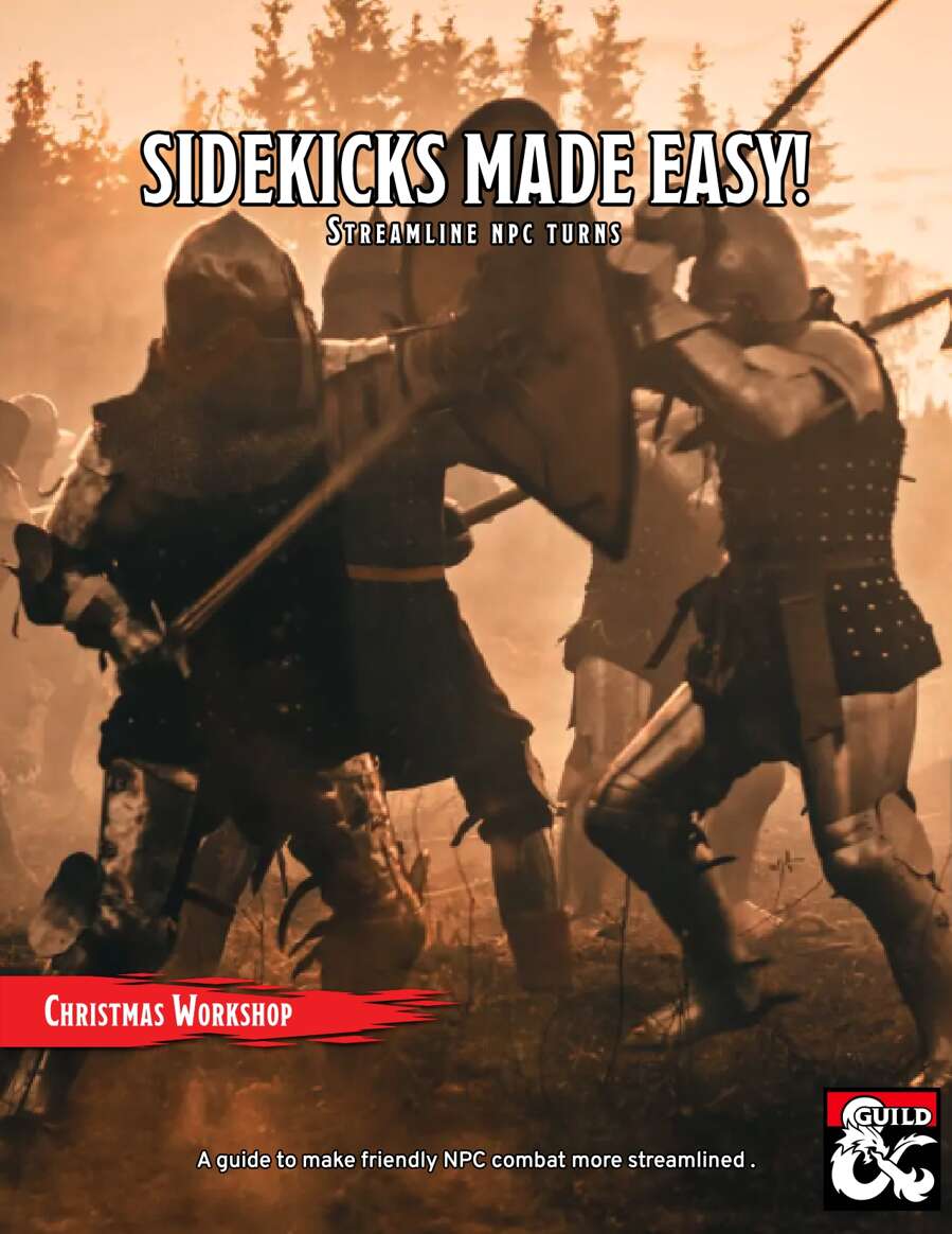 Sidekicks Made Easy! - Dungeon Masters Guild | DriveThruRPG