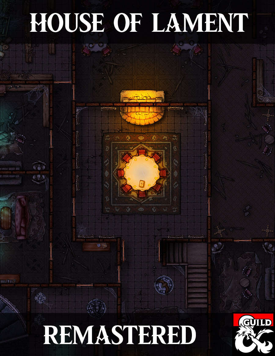 House of Lament Maps - REMASTERED! - Dungeon Masters Guild | DriveThruRPG