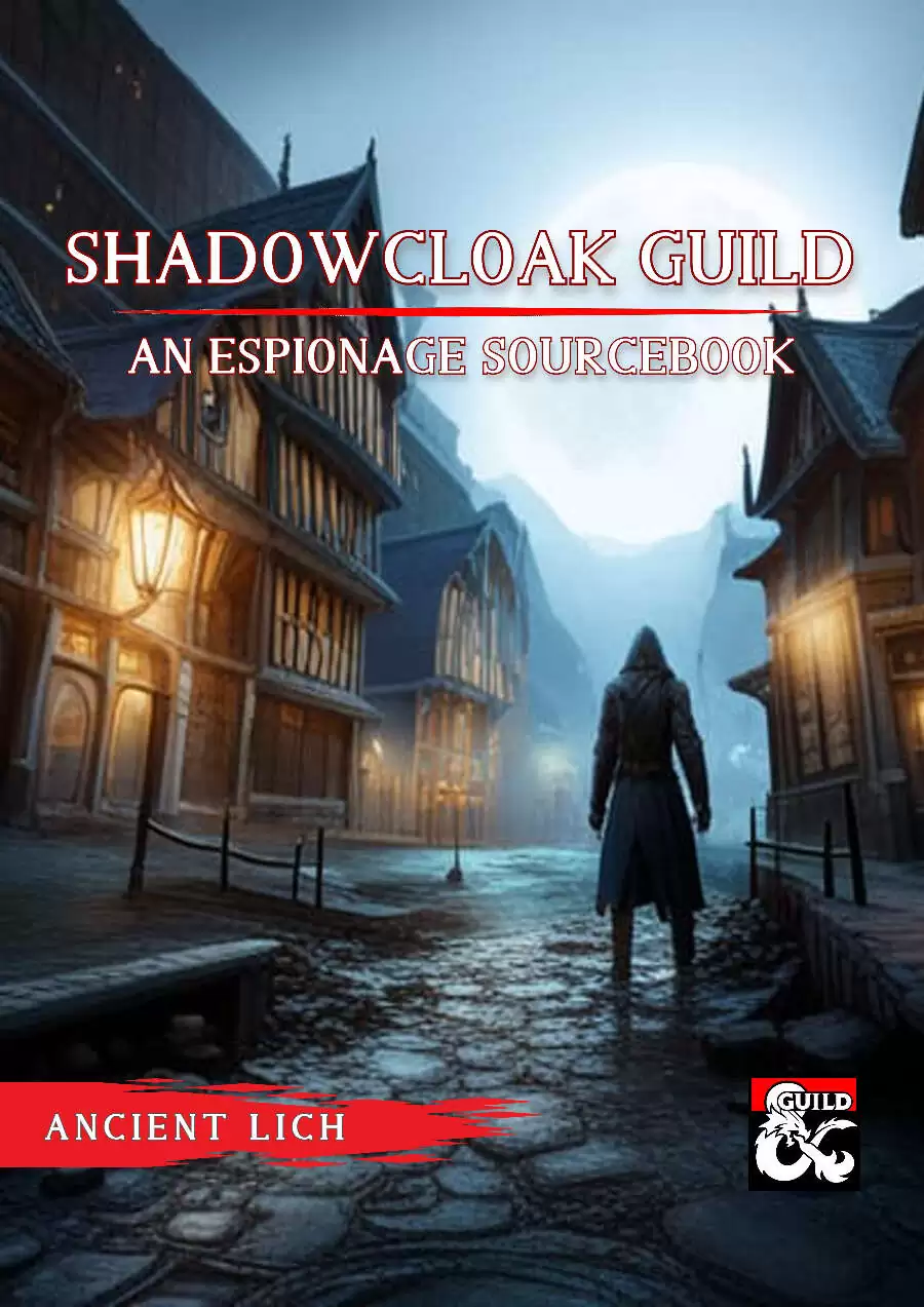 Shadowcloak Guild - Dungeon Masters Guild | DriveThruRPG