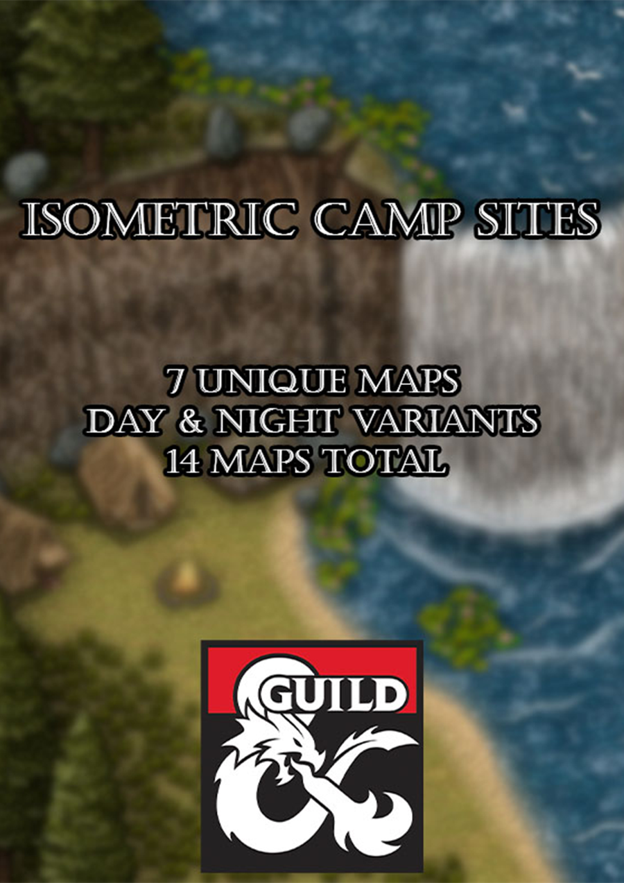 Isometric Campsites Pack 1 - Dungeon Masters Guild | DriveThruRPG
