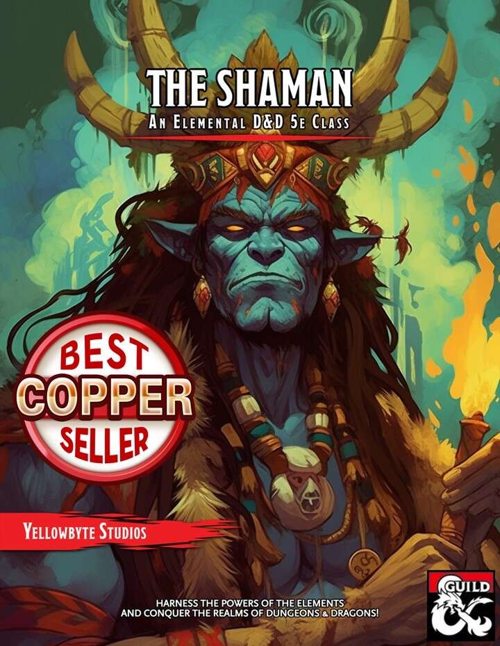 The Shaman: An Elemental Class - Dungeon Masters Guild | DriveThruRPG
