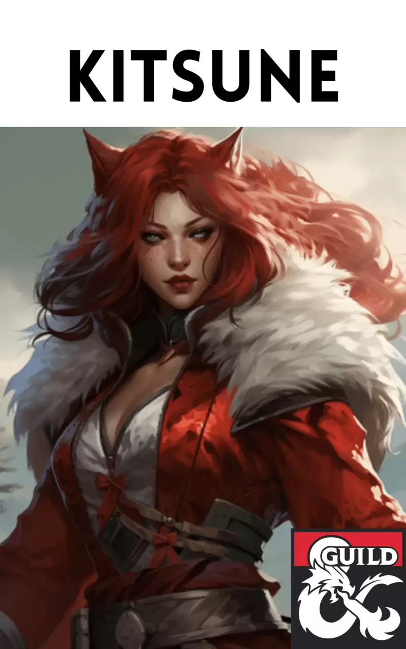 Kitsune (Custom Race Option) - Dungeon Masters Guild | DriveThruRPG