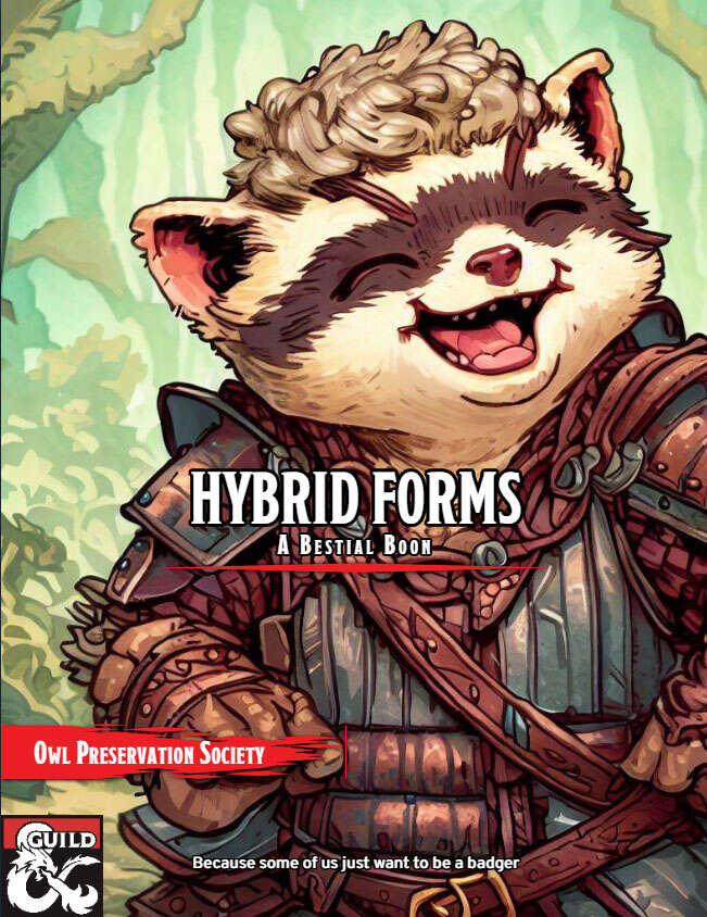 Hybrid Forms - A Bestial Boon - Dungeon Masters Guild | DriveThruRPG