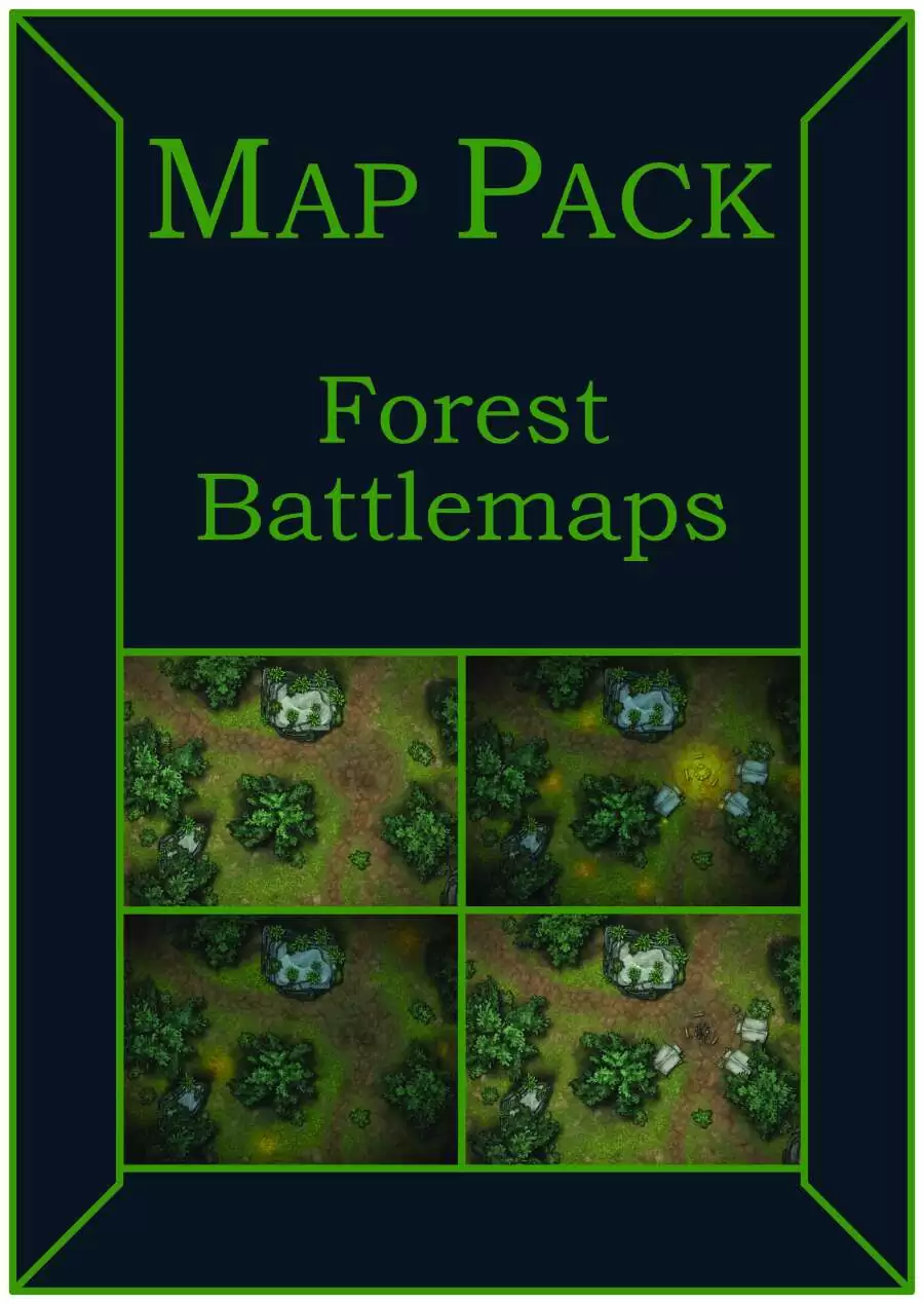 Forest Encounter Map Pack - Dungeon Masters Guild | DriveThruRPG