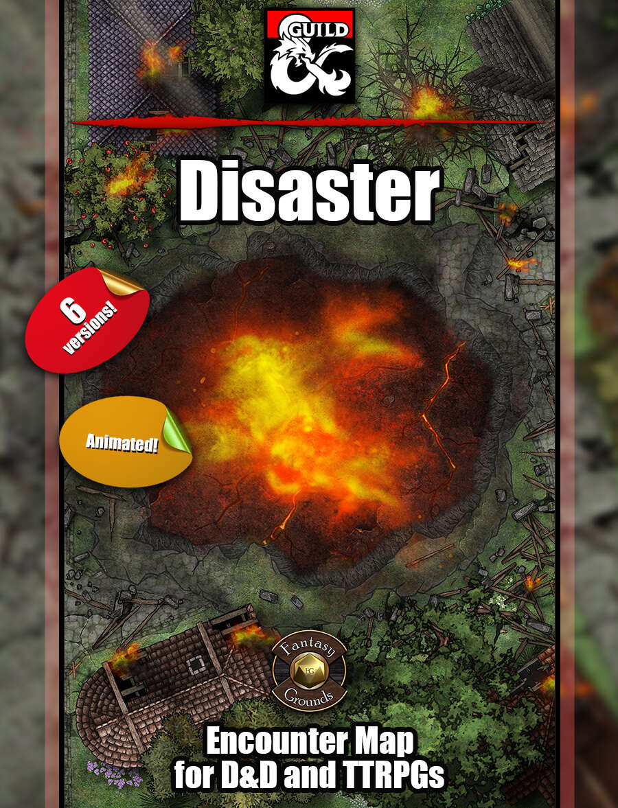Disaster battlemap w/Fantasy Grounds support - WEBM Animation - TTRPG ...