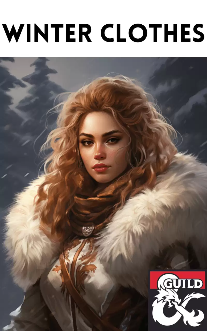Winter Clothes (for Rime of the Frost Maiden) - Dungeon Masters Guild ...