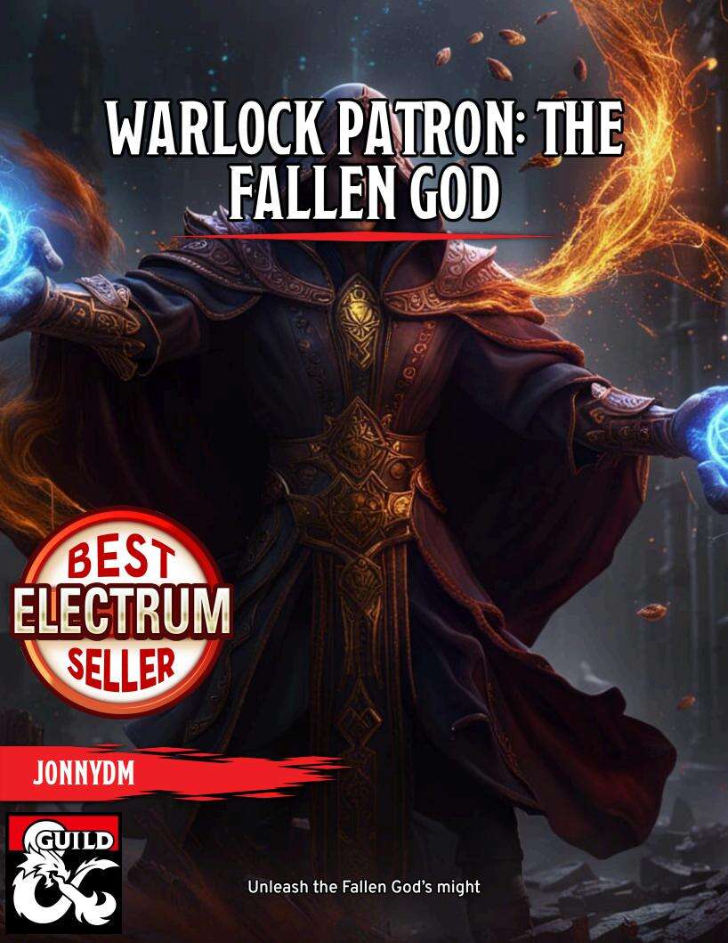 Warlock Patron: The Fallen God - Dungeon Masters Guild | DriveThruRPG