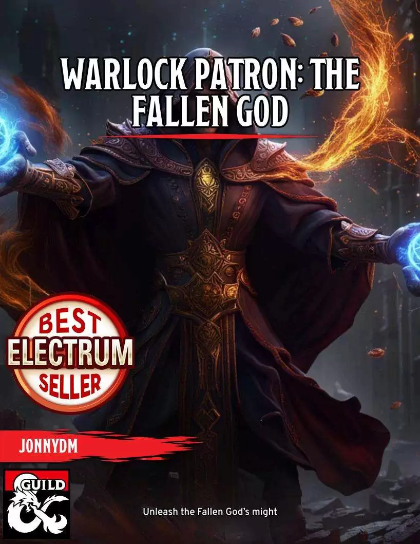 Warlock Patron: The Fallen God - Dungeon Masters Guild | DriveThruRPG