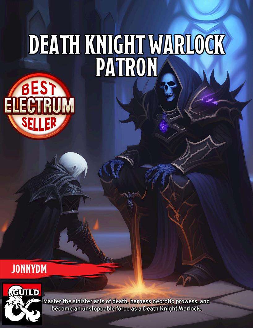 Warlock Patron: Death Knight - Dungeon Masters Guild | DriveThruRPG