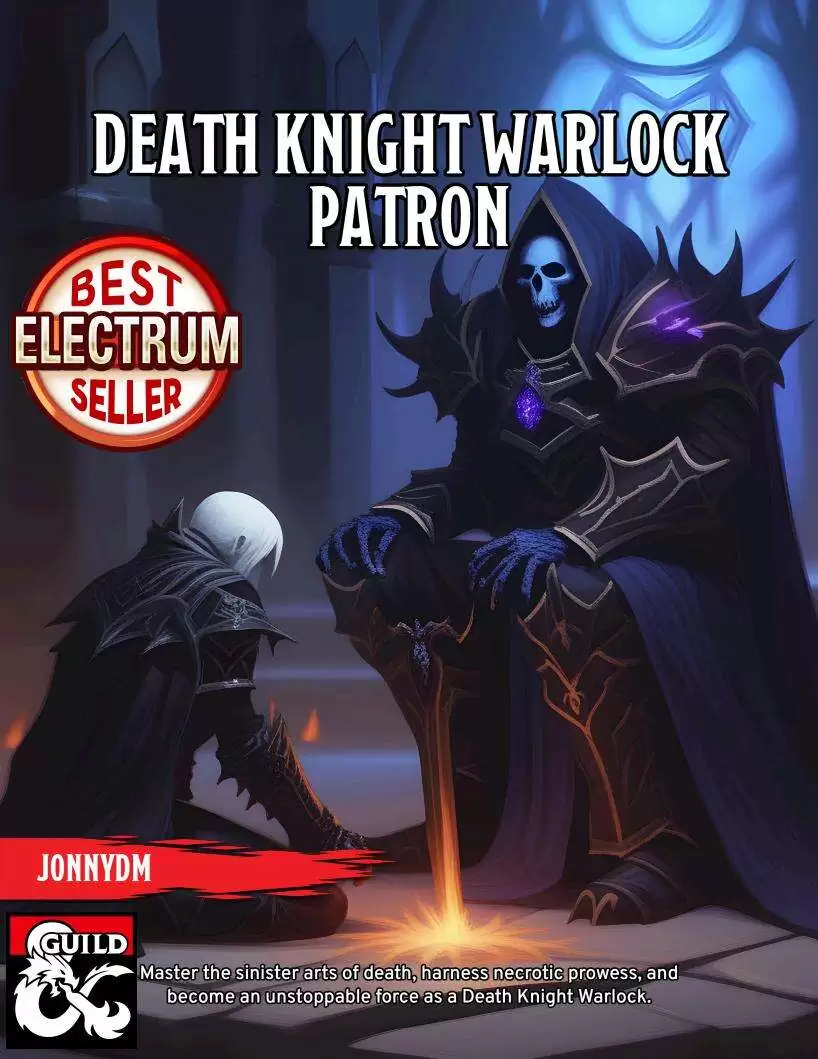 Warlock Patron: Death Knight - Dungeon Masters Guild | DriveThruRPG