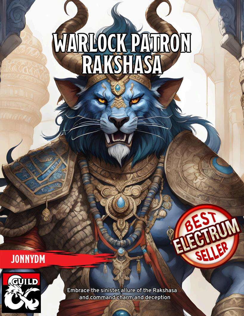 Warlock Patron: Rakshasa - Dungeon Masters Guild | DriveThruRPG
