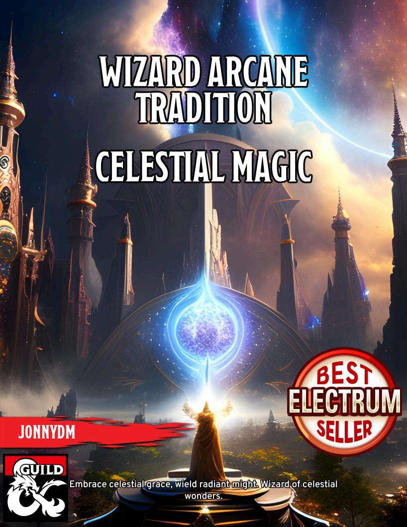 Wizard: Celestial Magic Tradition - Dungeon Masters Guild | DriveThruRPG
