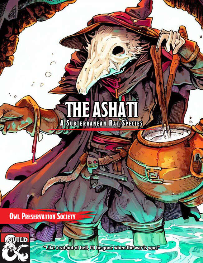 The Ashati - A Plague Rat Species - Dungeon Masters Guild | DriveThruRPG