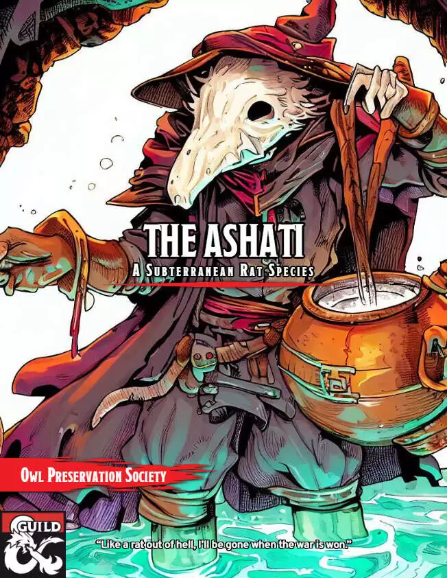 The Ashati - A Plague Rat Species - Dungeon Masters Guild | DriveThruRPG