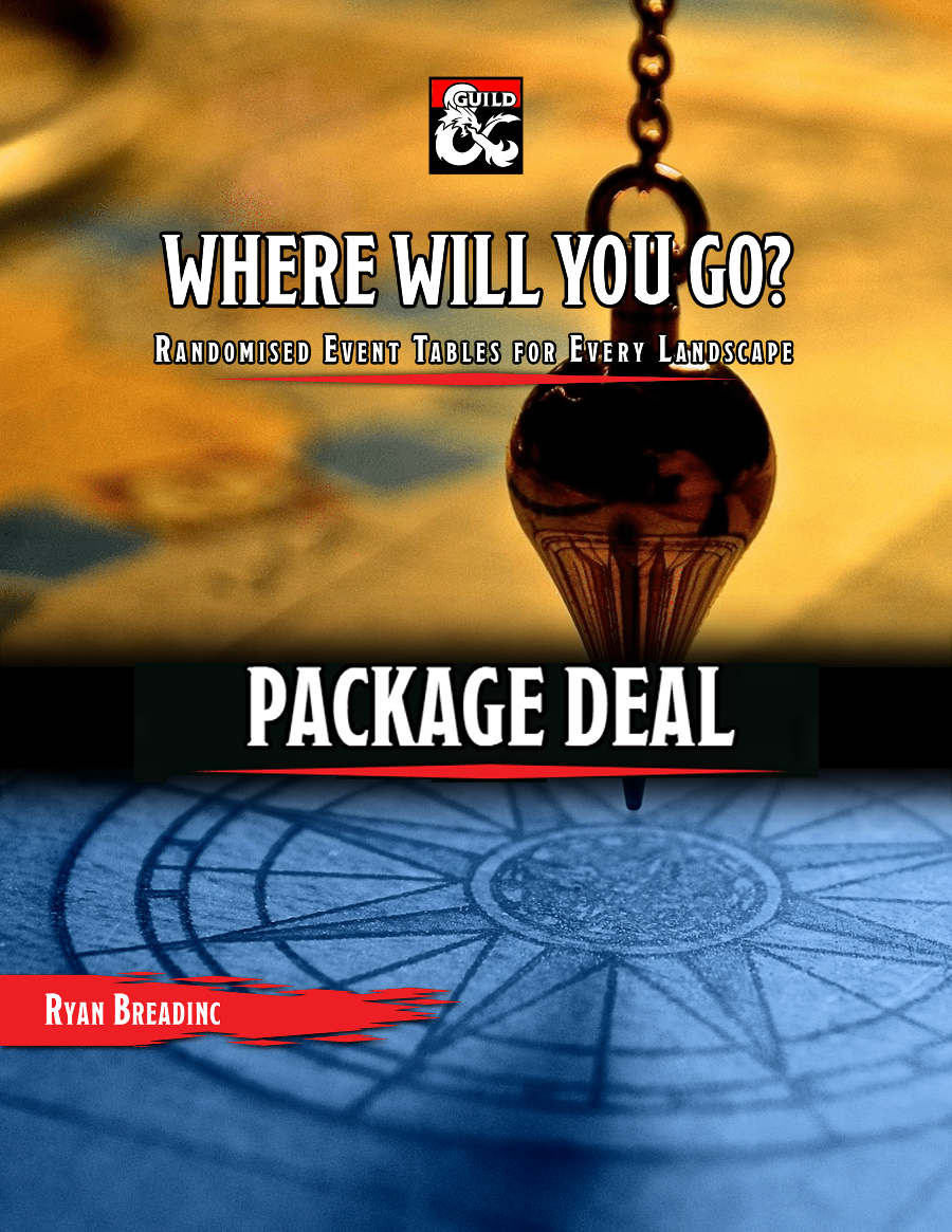 Travel Event Tables Bundle | Breadinc [BUNDLE] - Dungeon Masters Guild ...
