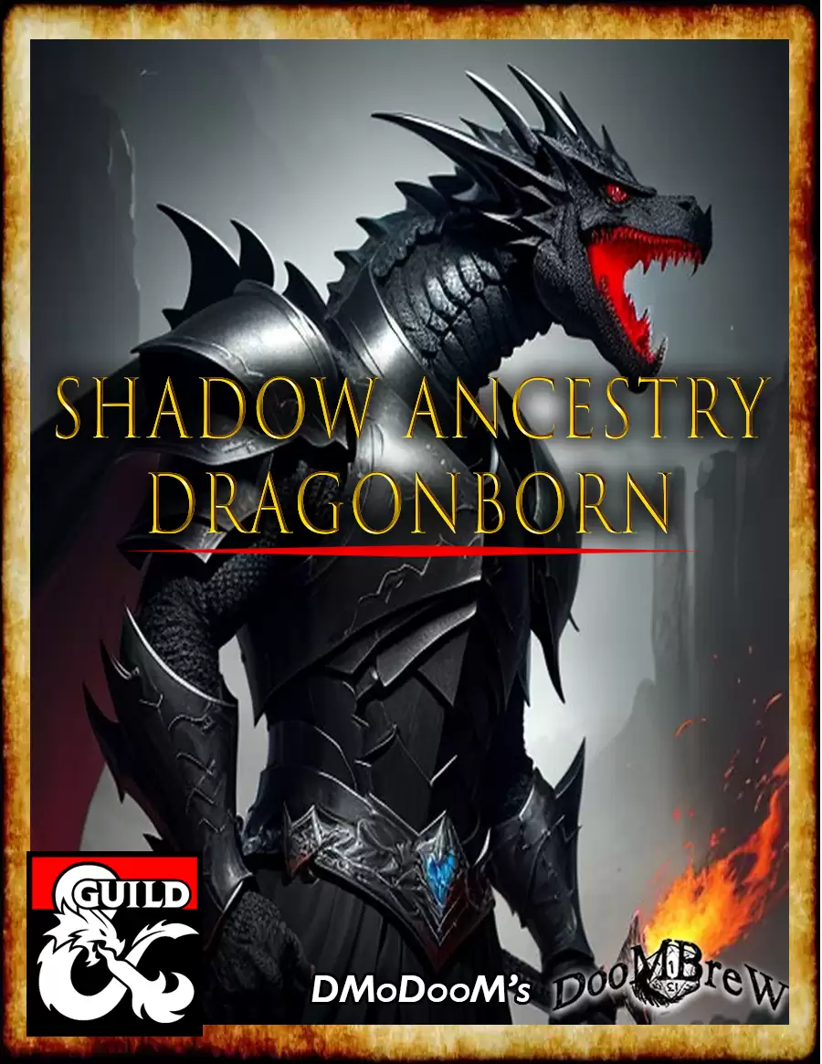 Shadow Dragon Ancestry V2 - Dungeon Masters Guild | DriveThruRPG