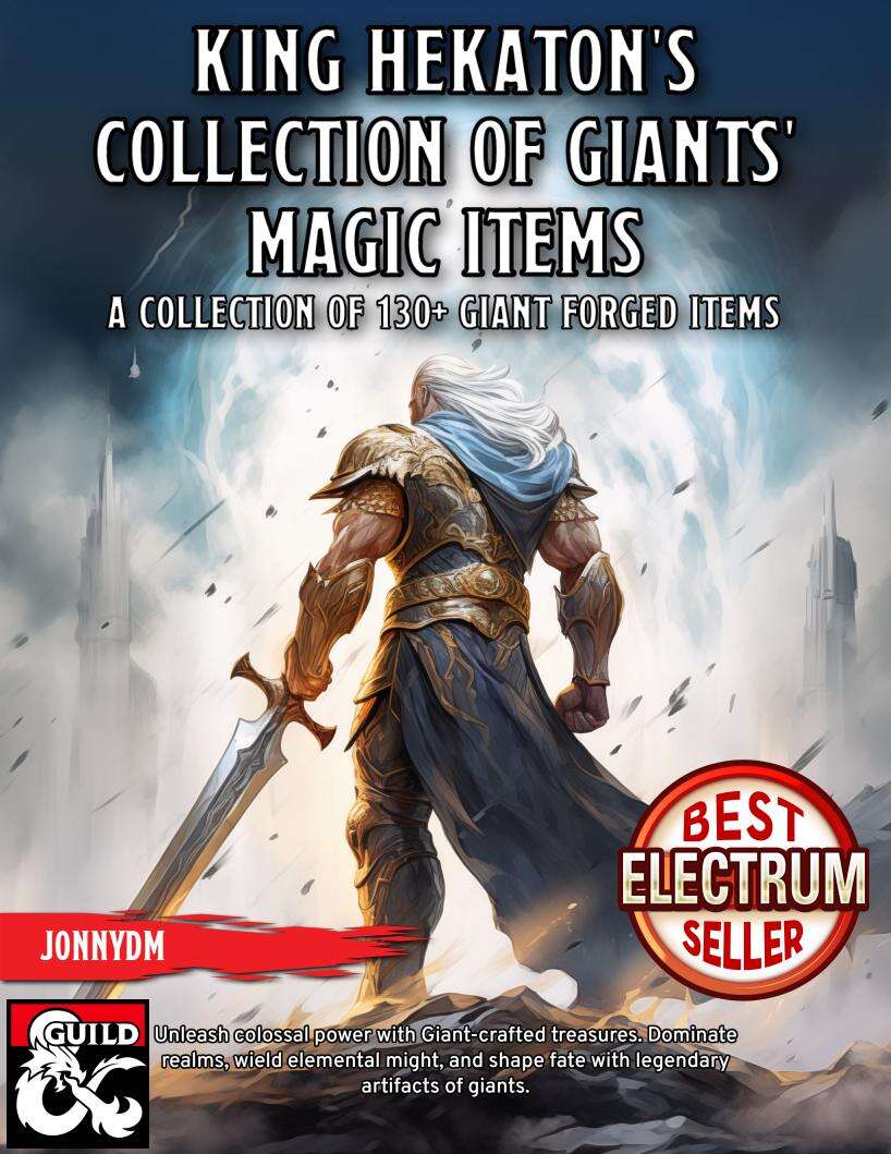 King Hekaton's Collection of Giants' Magic Items - Dungeon Masters Guild | DriveThruRPG