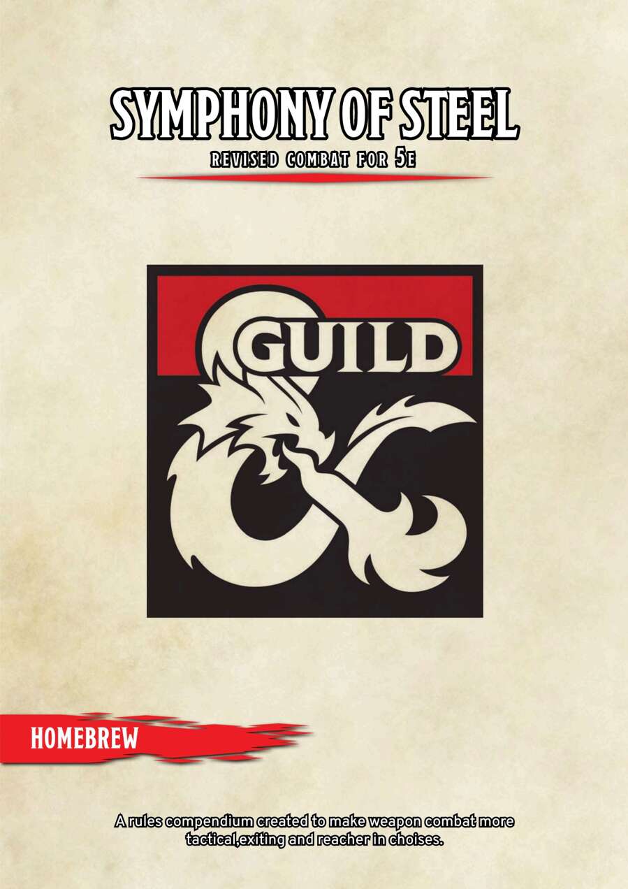 Symphony of Steel: revised combat for 5e - Dungeon Masters Guild ...