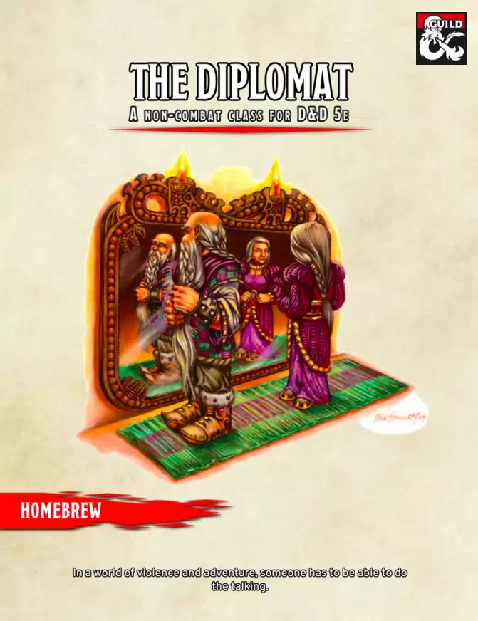 The Diplomat - A non-combat class for DnD 5e! - Dungeon Masters Guild ...