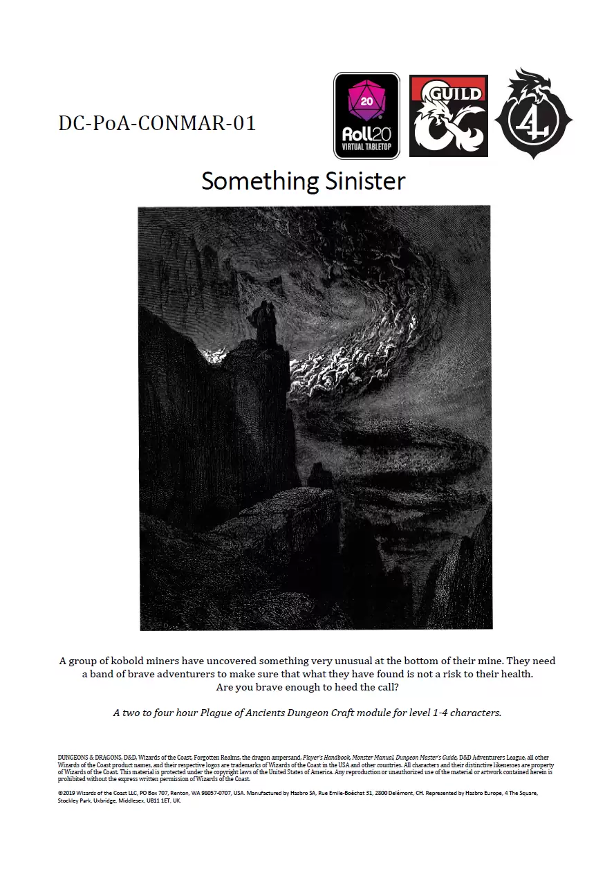 DC-PoA-CONMAR-01 Something Sinister (PDF+Roll20) [BUNDLE] - Dungeon ...