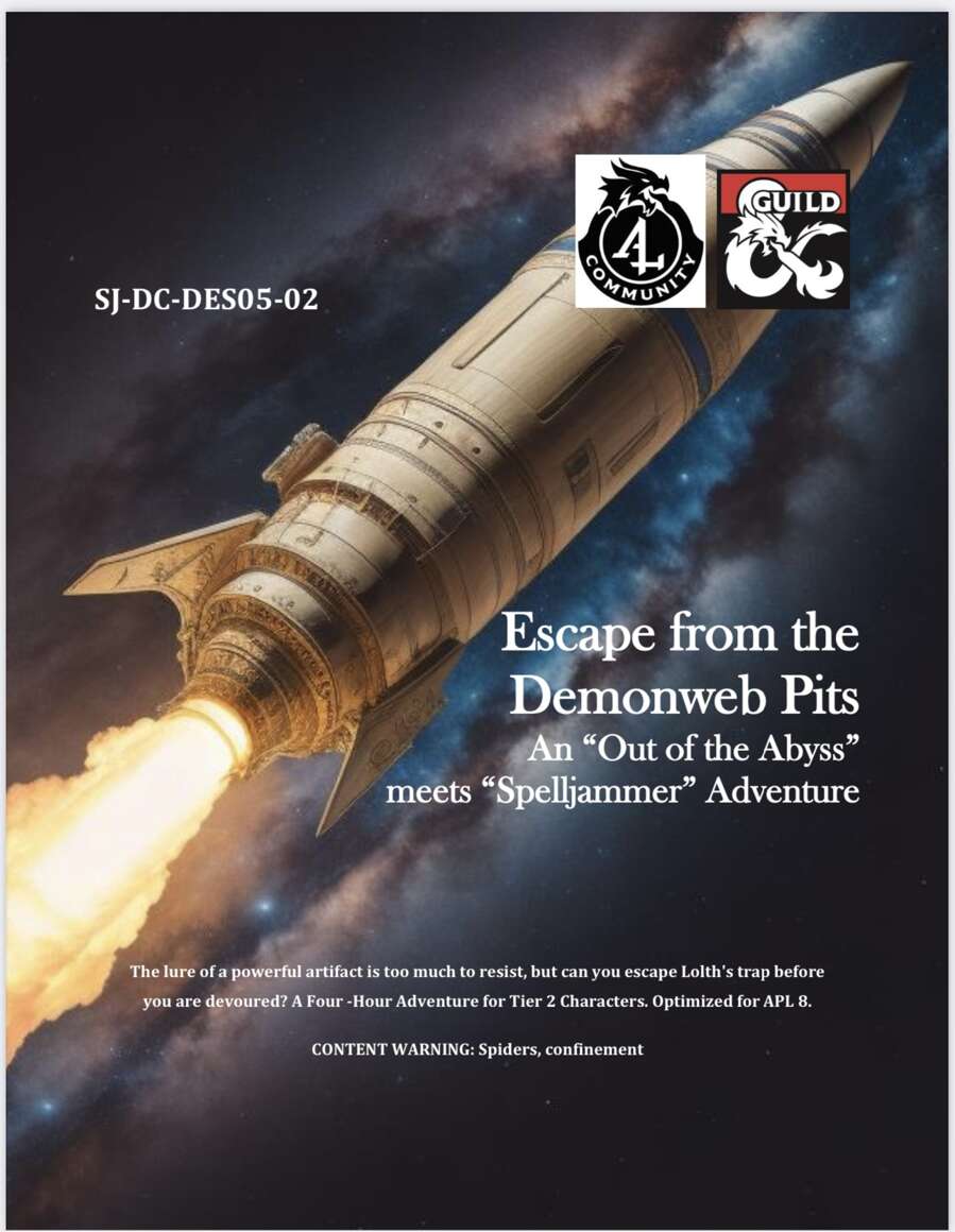 SJ-DC-DES05-02 Escape from the Demonweb Pits - Dungeon Masters Guild | DriveThruRPG