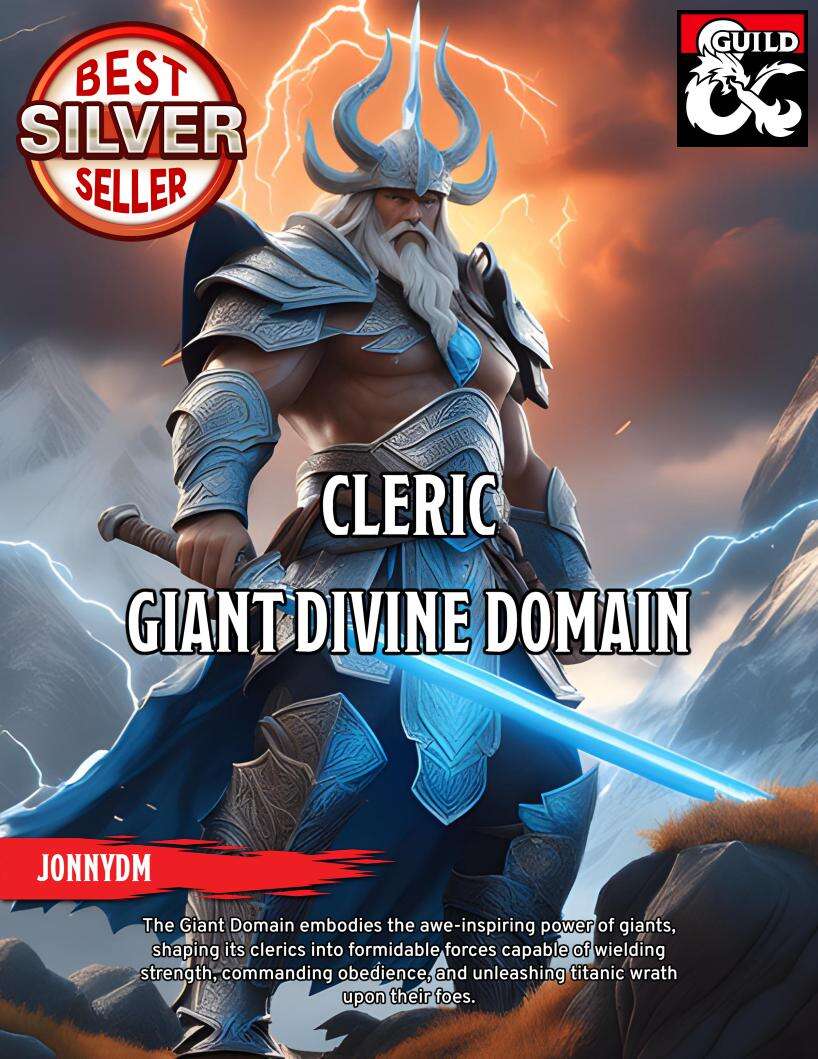 Cleric: Giant Divine Domain - Dungeon Masters Guild | DriveThruRPG