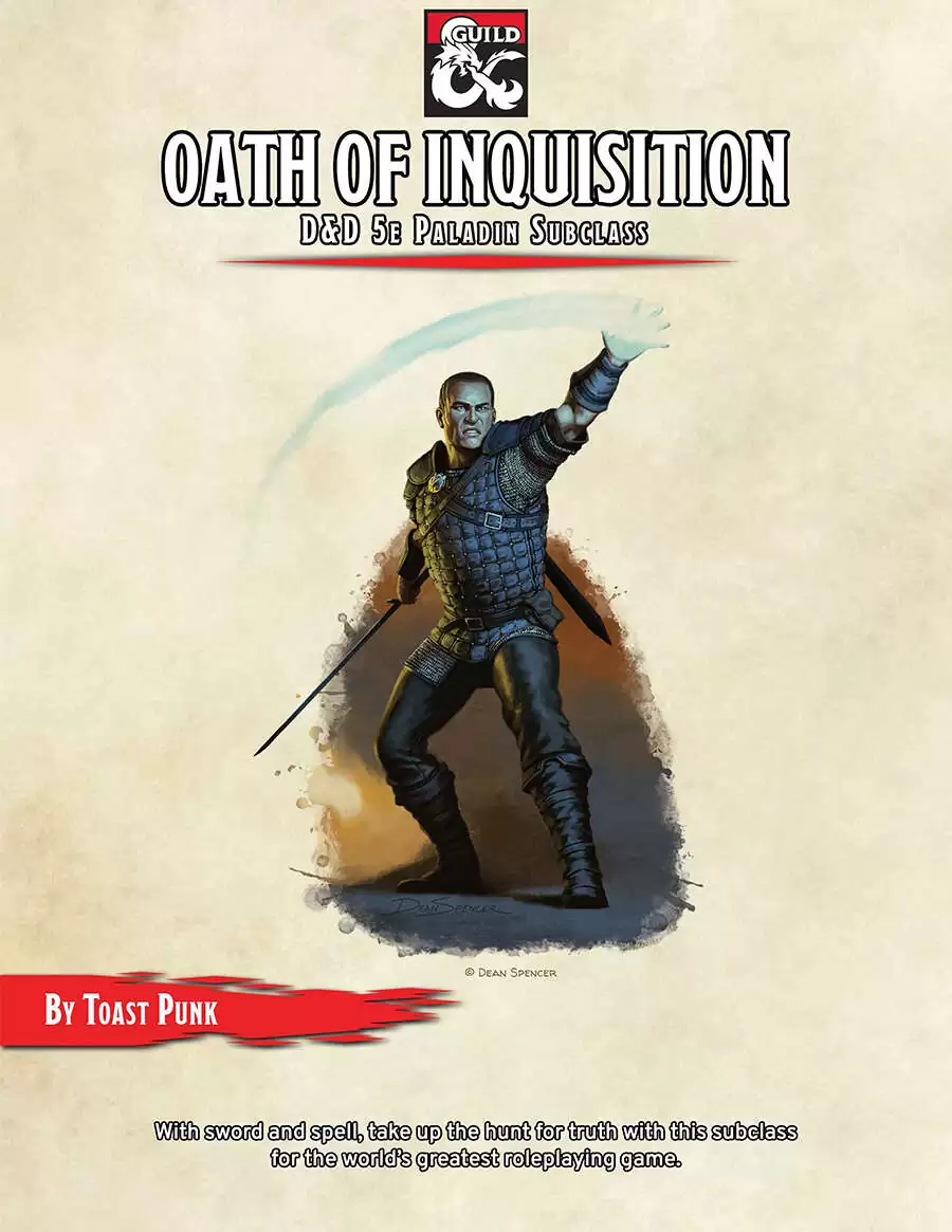 Oath of Inquisition: Paladin Subclass 5e - Dungeon Masters Guild ...