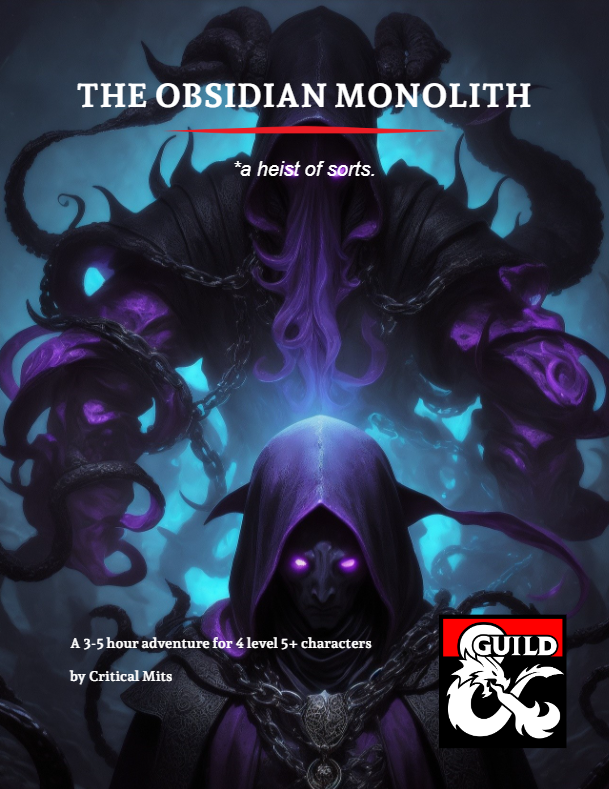 One Shot - The Obsidian Monolith - Dungeon Masters Guild | DriveThruRPG