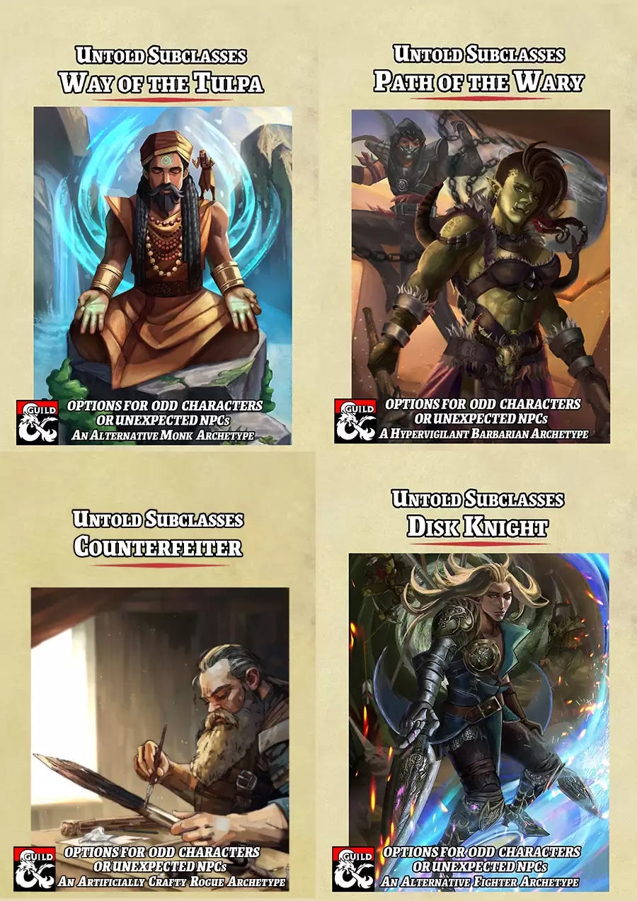 Untold Subclasses: Martial Archetypes Vol.2 [BUNDLE] - Dungeon Masters ...