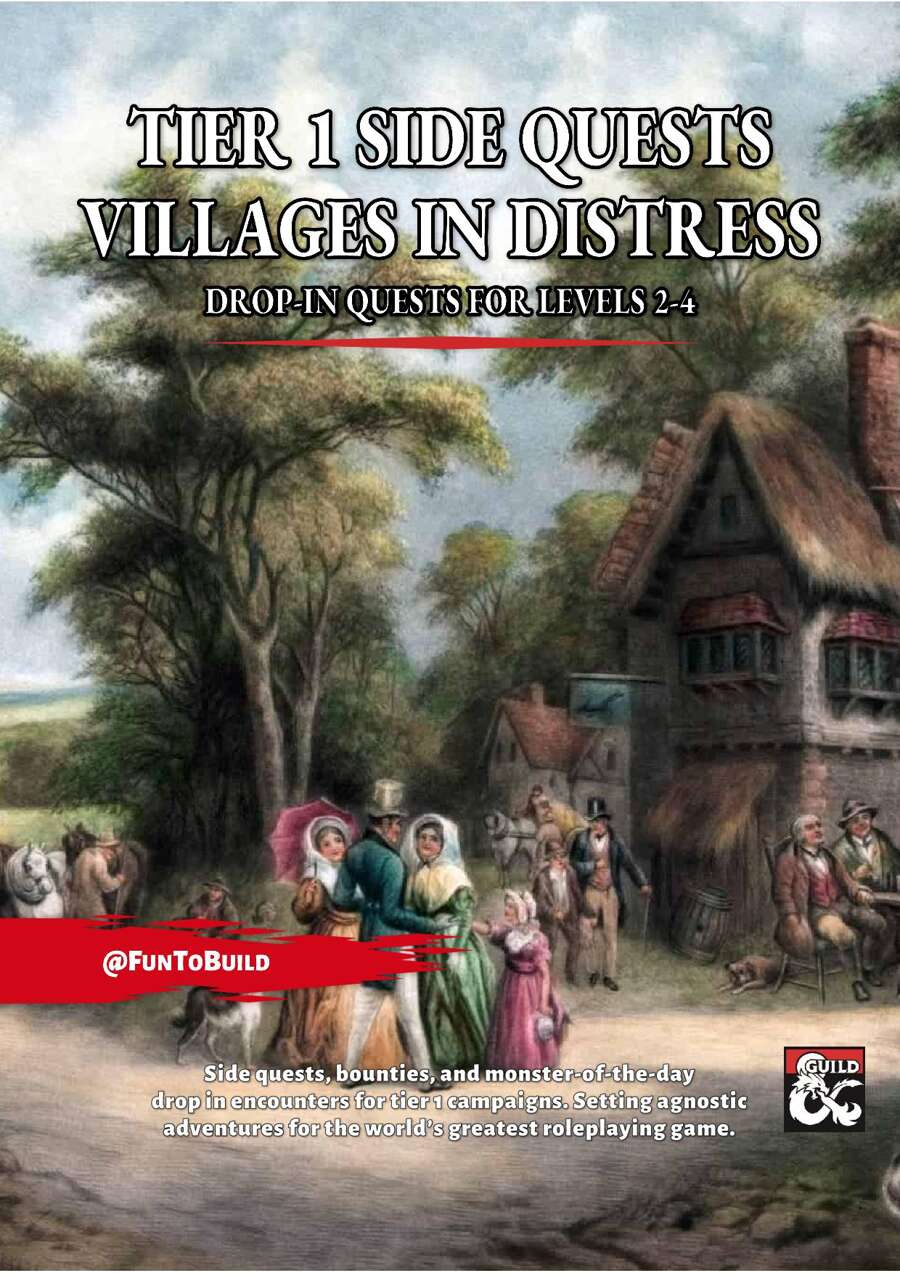 Tier 1 Side Quests: Villages In Distress - Dungeon Masters Guild ...