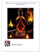 Darion's Potions Table: Erenthal's Longer Lasting Potion of Fire Giant ...