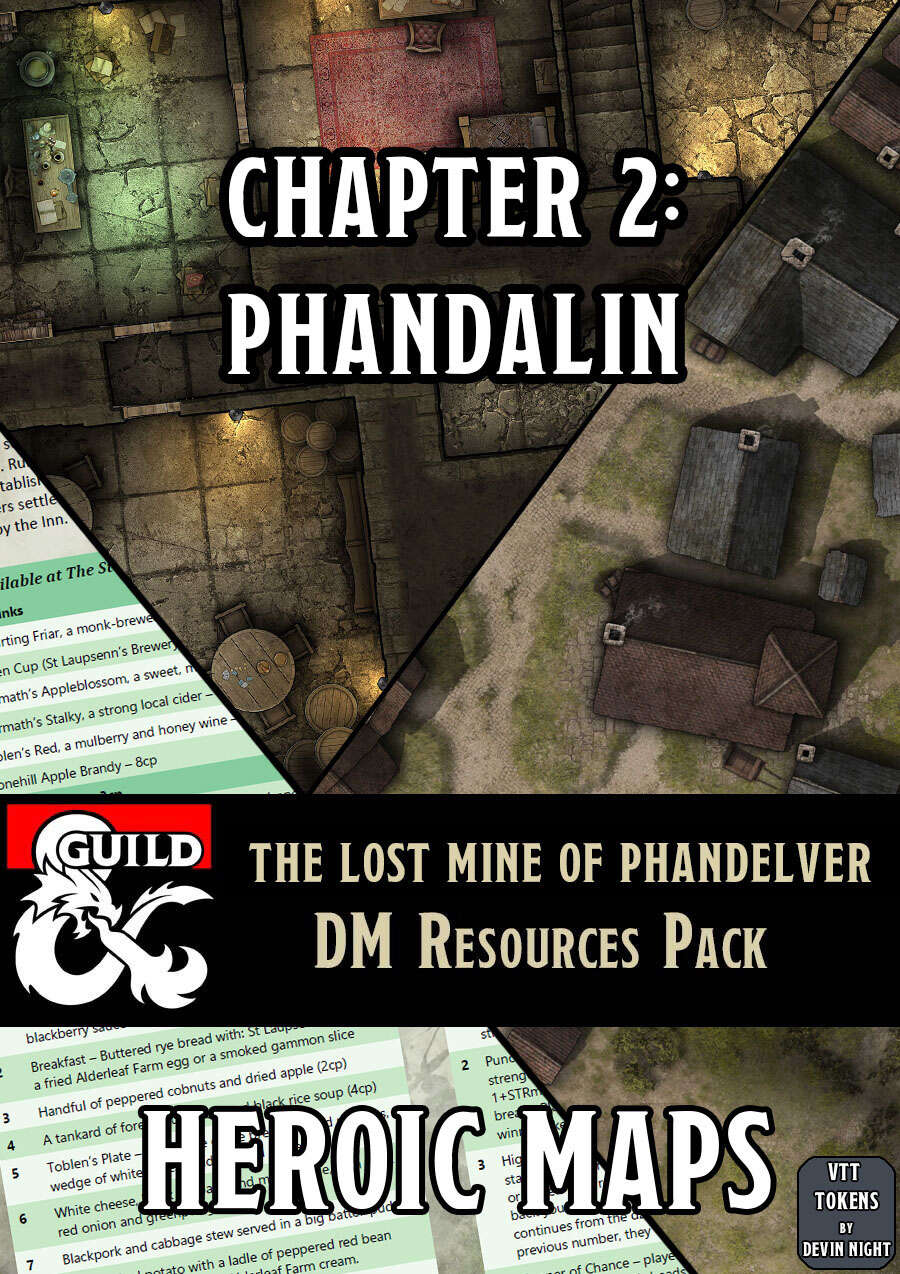 Lost Mine of Phandelver: Chapter 2 - Phandalin DM Resources Pack ...