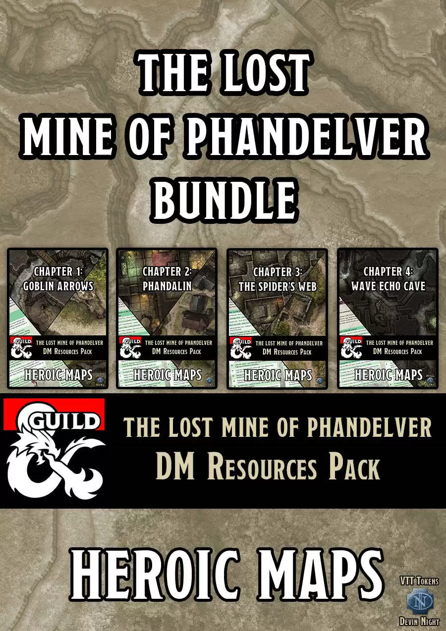 Lost Mine of Phandelver Chapter 1-4 DM Resources Pack [BUNDLE] - Dungeon Masters Guild ...