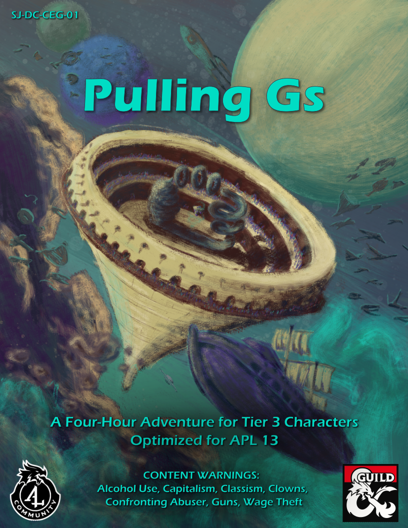 Pulling Gs (SJ-DC-CEG-01) - Dungeon Masters Guild | DriveThruRPG
