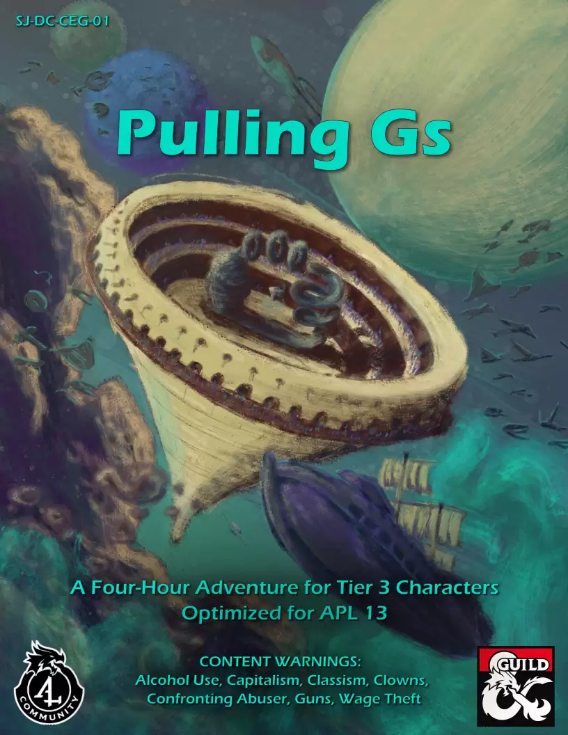 Pulling Gs (SJ-DC-CEG-01) - Dungeon Masters Guild | DriveThruRPG