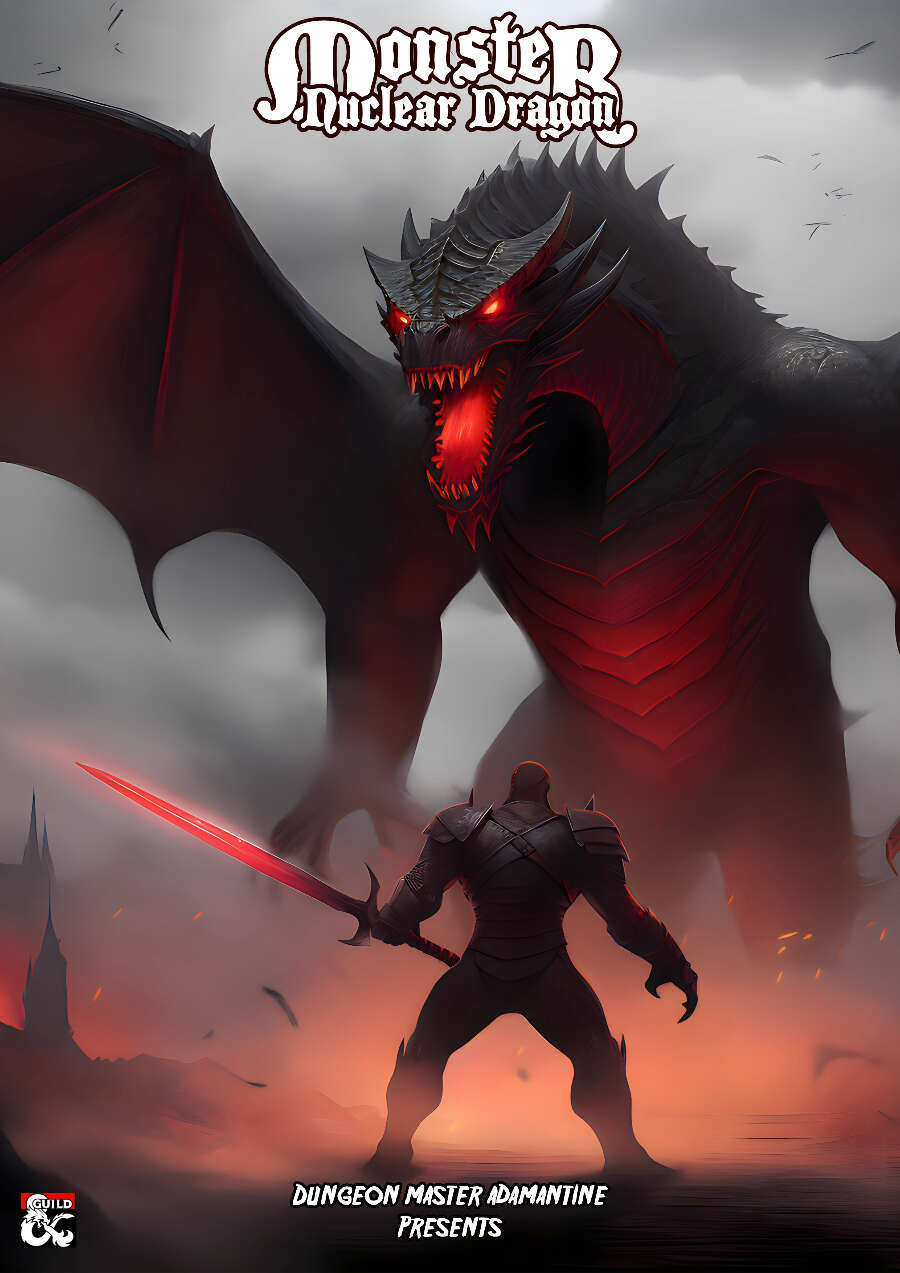Monster: Nuclear Dragon (pronounced "new-q-lar") - Dungeon Masters ...