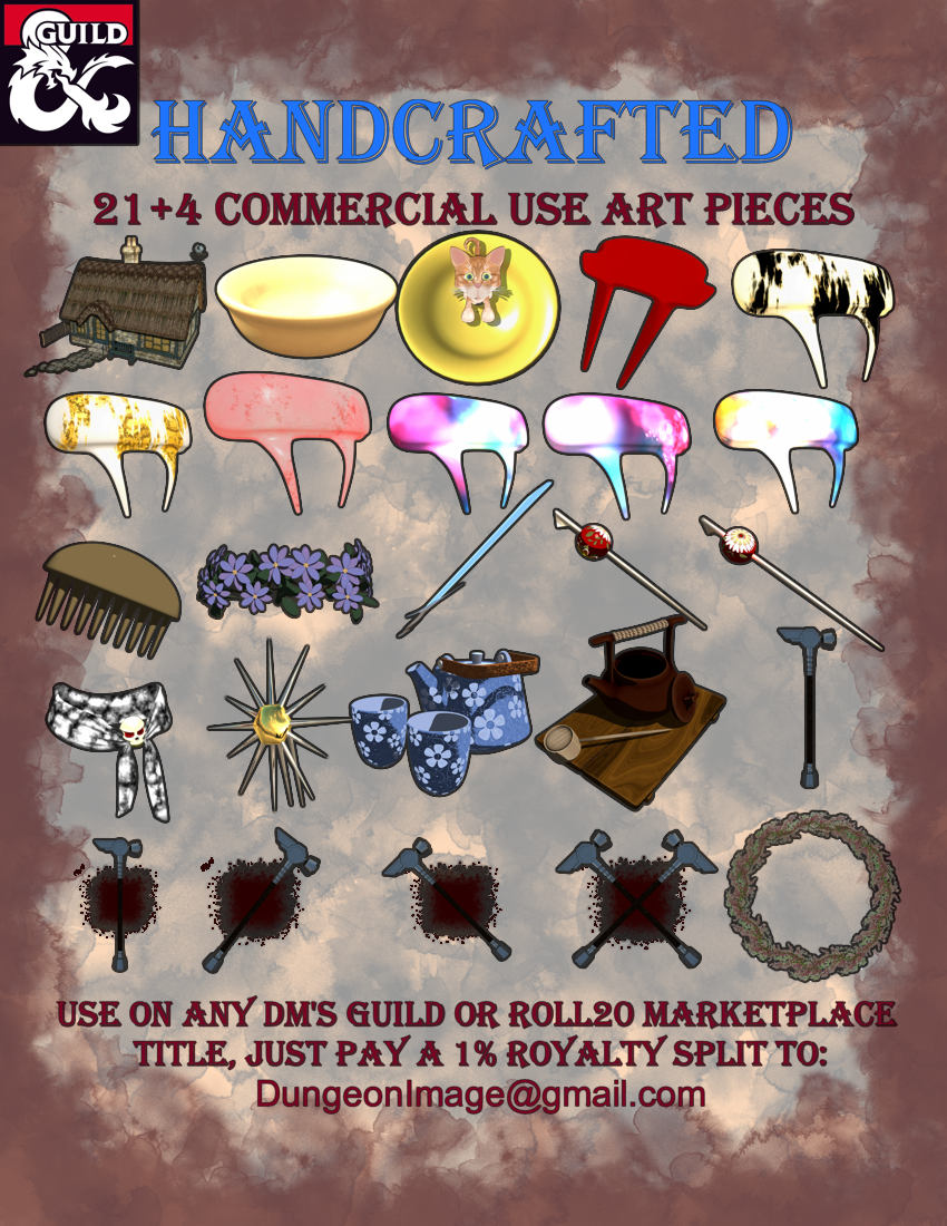 21 Commercial Use Art Pieces Vol 2 100% nonAI - Dungeon Masters Guild ...