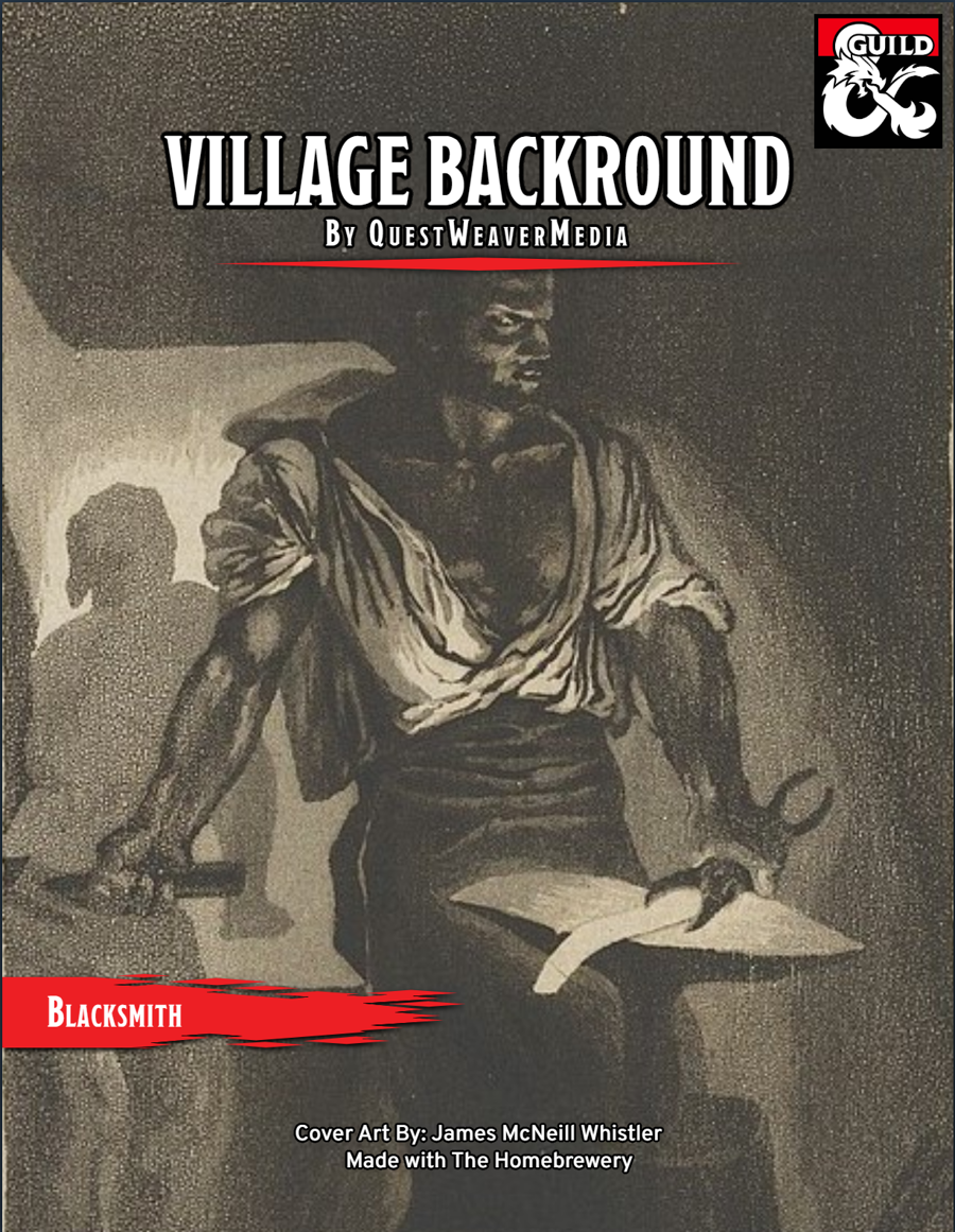Custom Village Background: Blacksmith - Dungeon Masters Guild ...