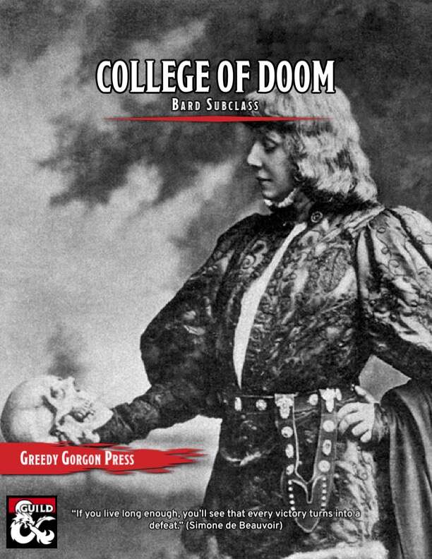 Bard: College of Doom - Dungeon Masters Guild | DriveThruRPG