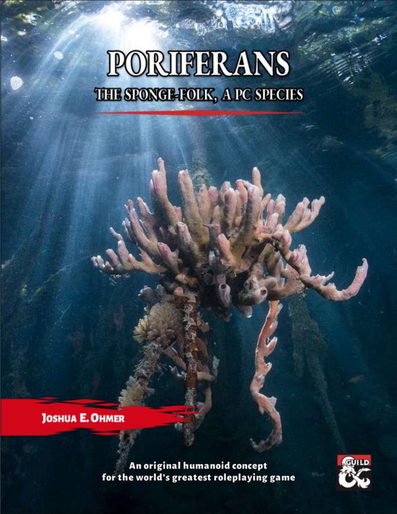 Poriferans: The Sponge-folk, A PC Species - Dungeon Masters Guild ...