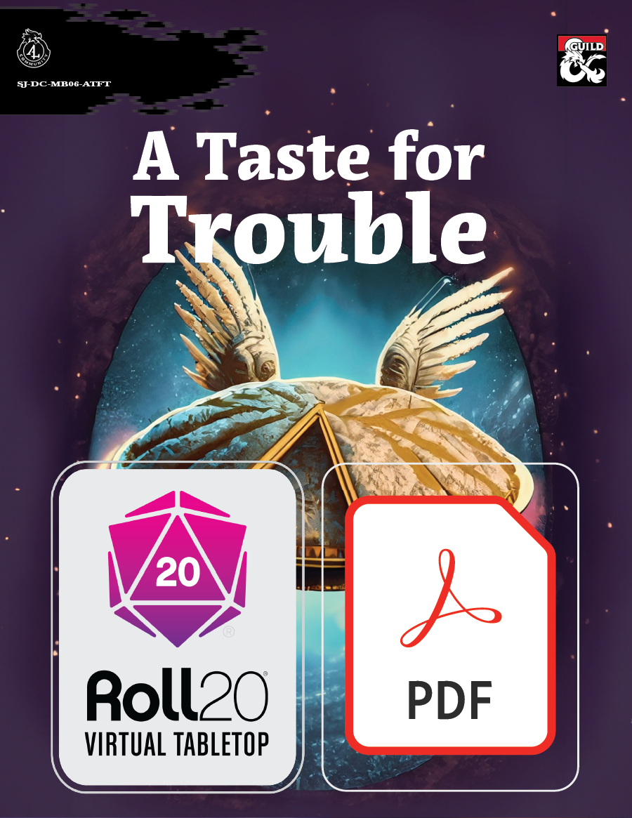 A Taste For Trouble SJ-DC-MB06-ATFT Roll20|PDF [BUNDLE] - Dungeon Masters Guild | DriveThruRPG