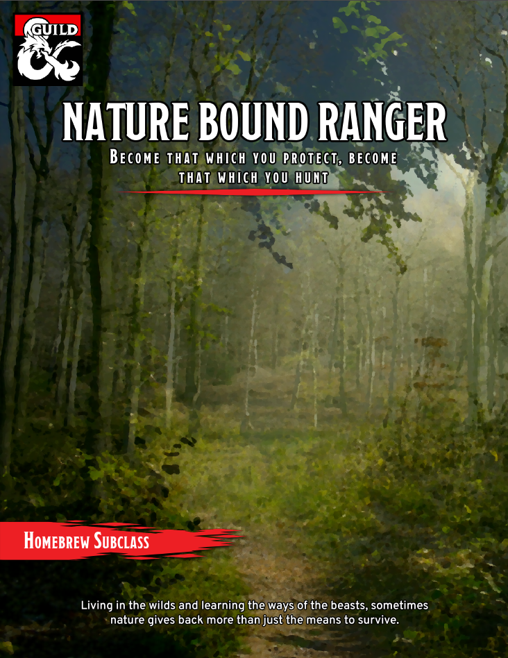 Nature Bound Ranger - Dungeon Masters Guild | DriveThruRPG