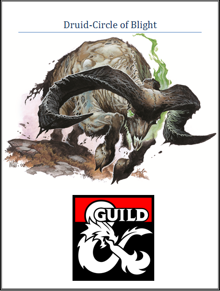 Druid-Circle of Blight - Dungeon Masters Guild | DriveThruRPG