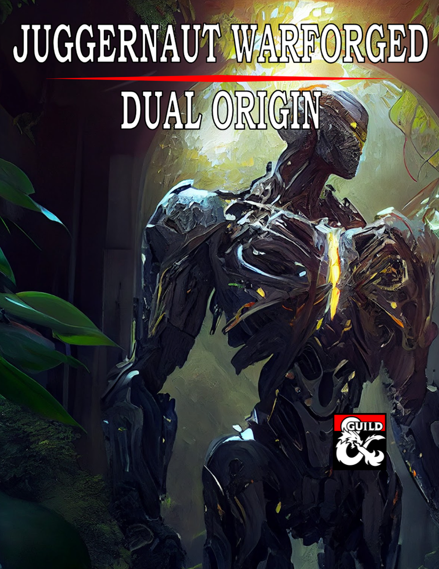 Juggernaut Warforged Dual Origin - Dungeon Masters Guild | DriveThruRPG