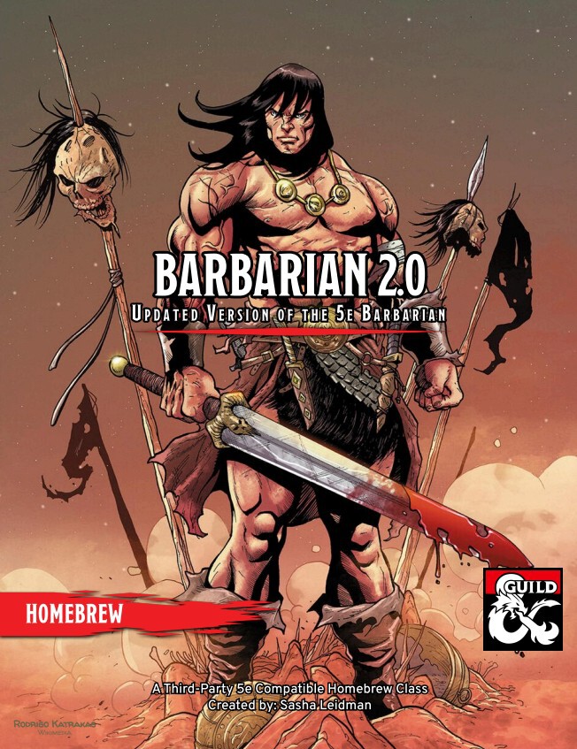 The Barbarian 2.0 - Dungeon Masters Guild | DriveThruRPG