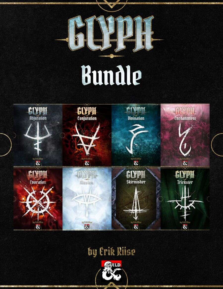 GLYPH - The Complete Collection [BUNDLE] - Dungeon Masters Guild ...
