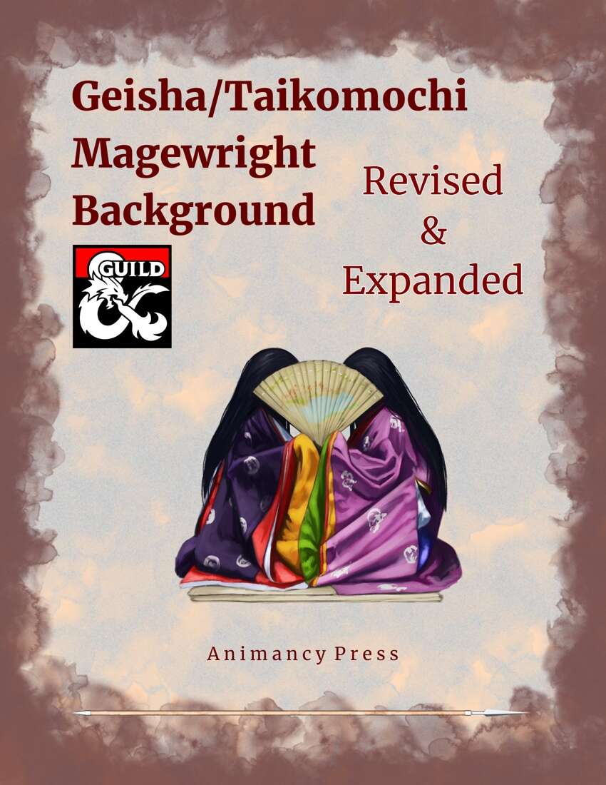 B Geisha/Taikomochi Background (Magewright) (R&E) Handmade - Dungeon ...