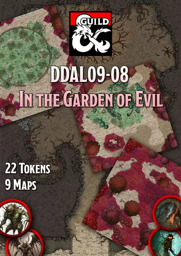 DDAL09-08 - In the Garden of Evil - Digital Map Pack - Dungeon Masters Guild | DriveThruRPG