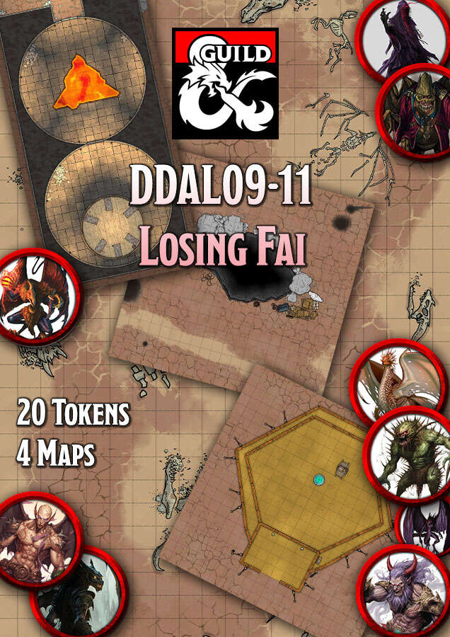 DDAL09-11 - Losing Fai - Digital Map Pack - Dungeon Masters Guild | DriveThruRPG